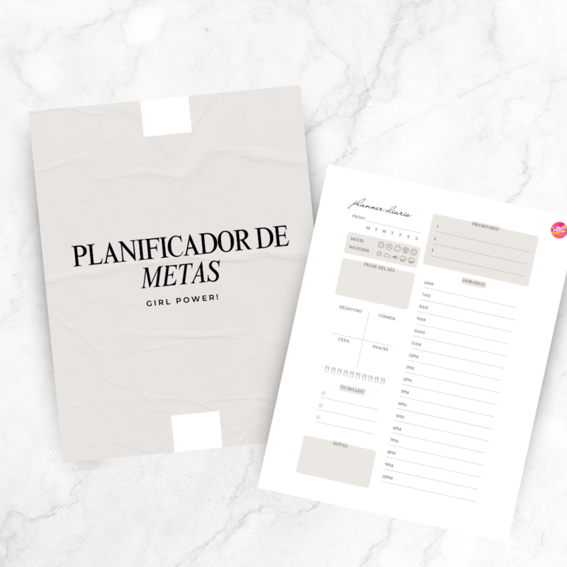 Planificador de metas 2024 – Girl Power